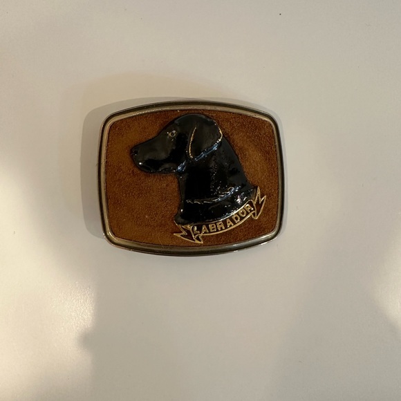 Other | Vintage Raintree Black Labrador Belt Buckle 1979 | Poshmark